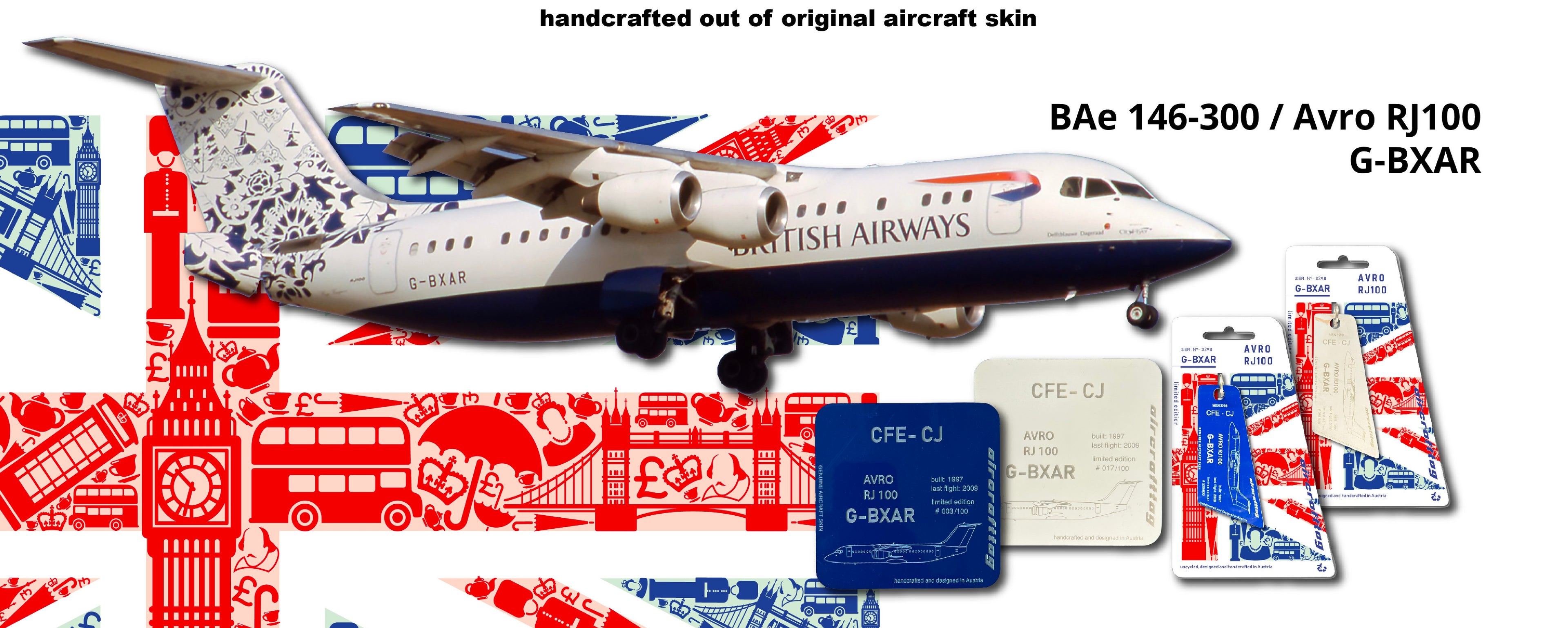 Aircrafttag - original aircraft skin