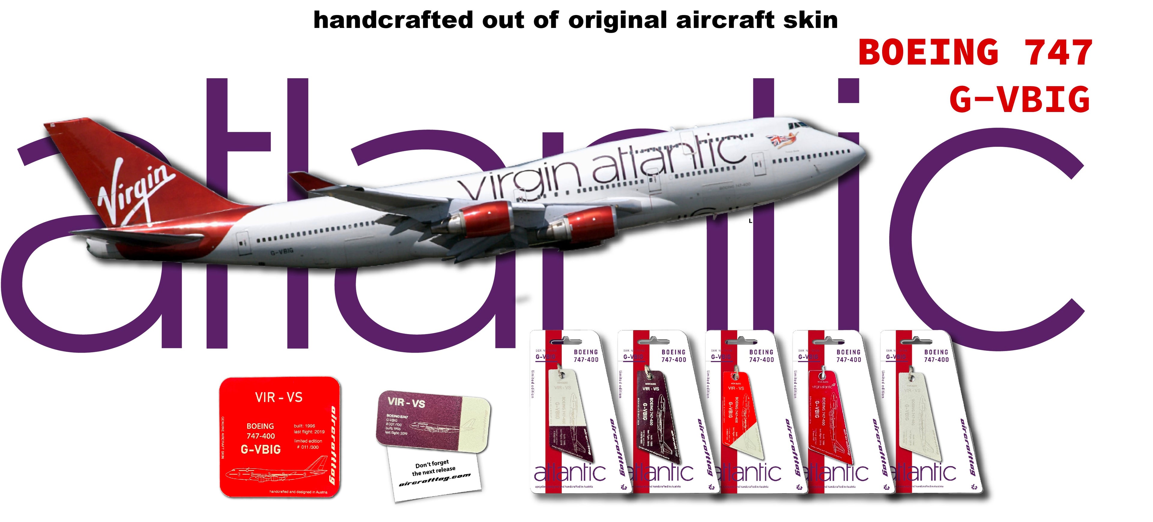 Aircrafttag - original aircraft skin