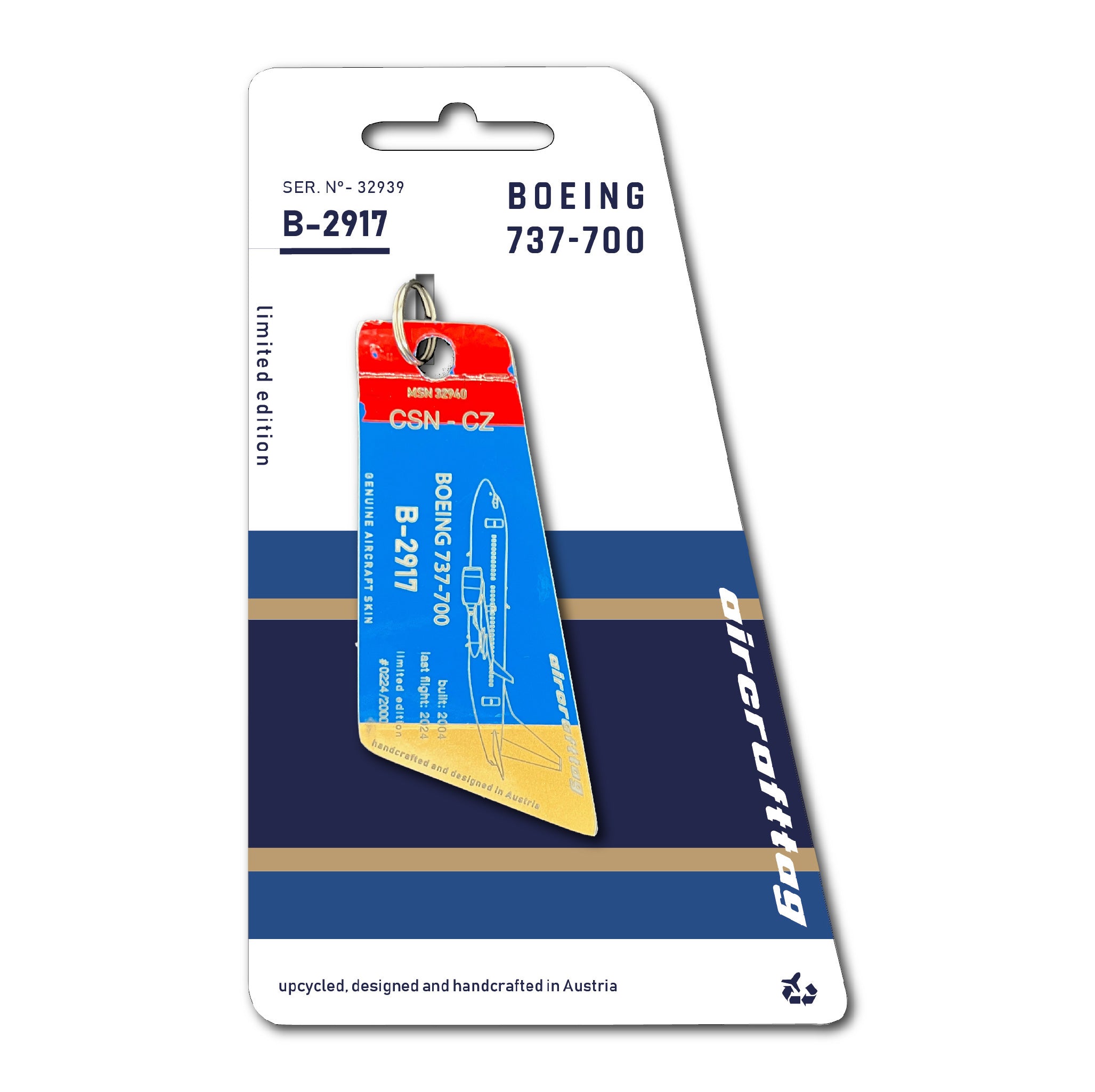 Aircrafttag - original aircraft skin