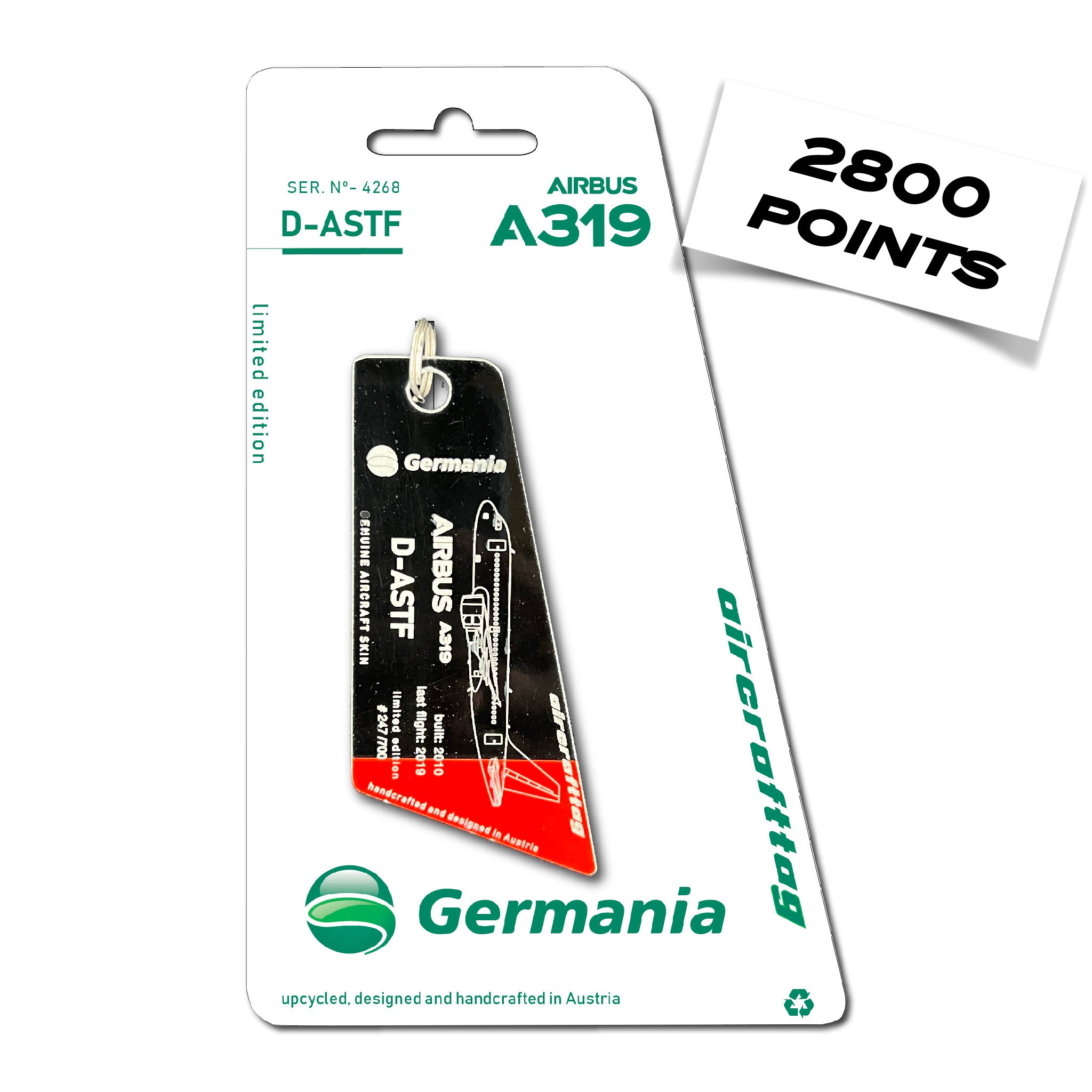 Germania A319 - D-ASTF – Aircrafttag