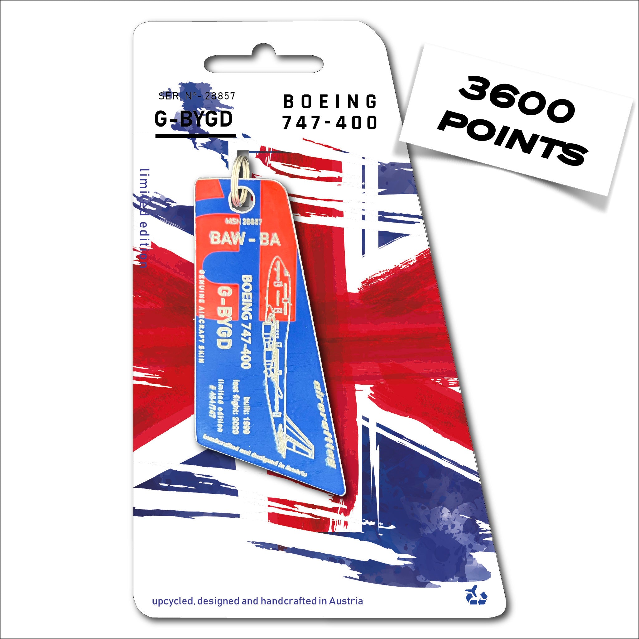 British Airways B747 - G-BYGD – Aircrafttag