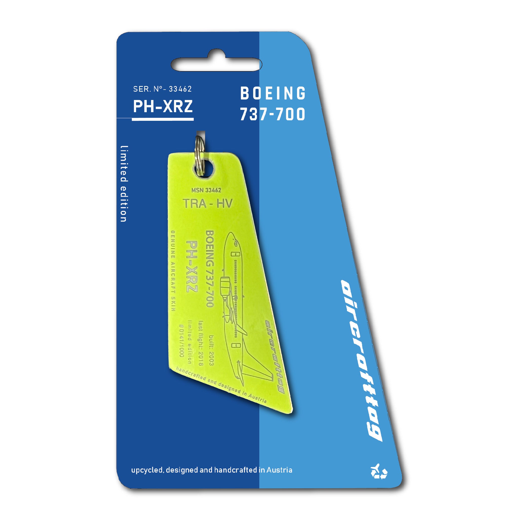 Boeing B737 - Transavia - PH-XRZ - single color mop – Aircrafttag