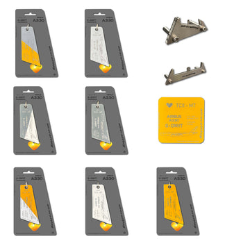 Aircrafttag - handcrafted from original aircraft skin