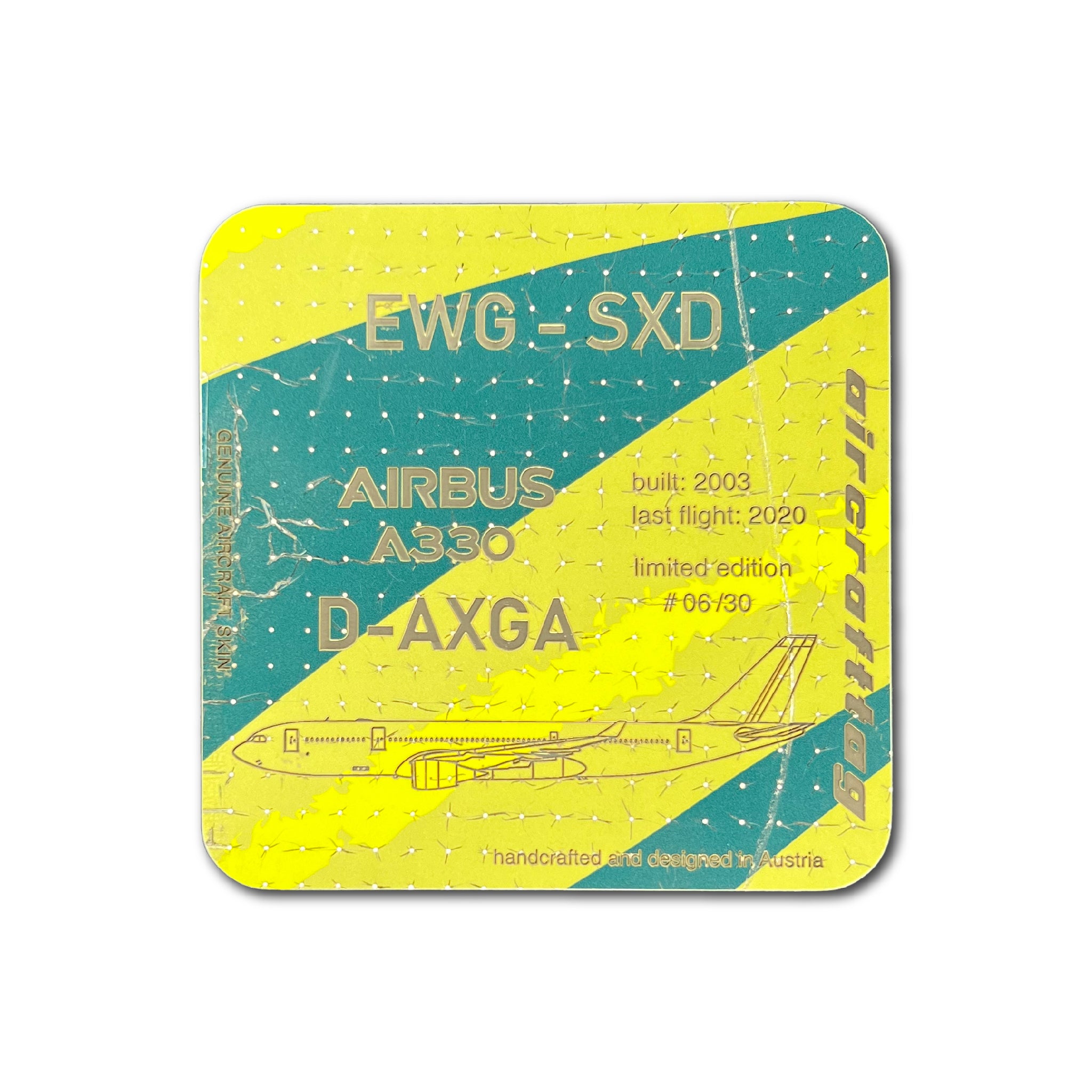 Coaster Airbus A330 - Eurowings/Sunexpress Germany - D-AXGA – Aircrafttag