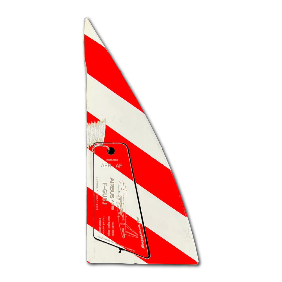 Aircrafttag - handcrafted from original aircraft skin