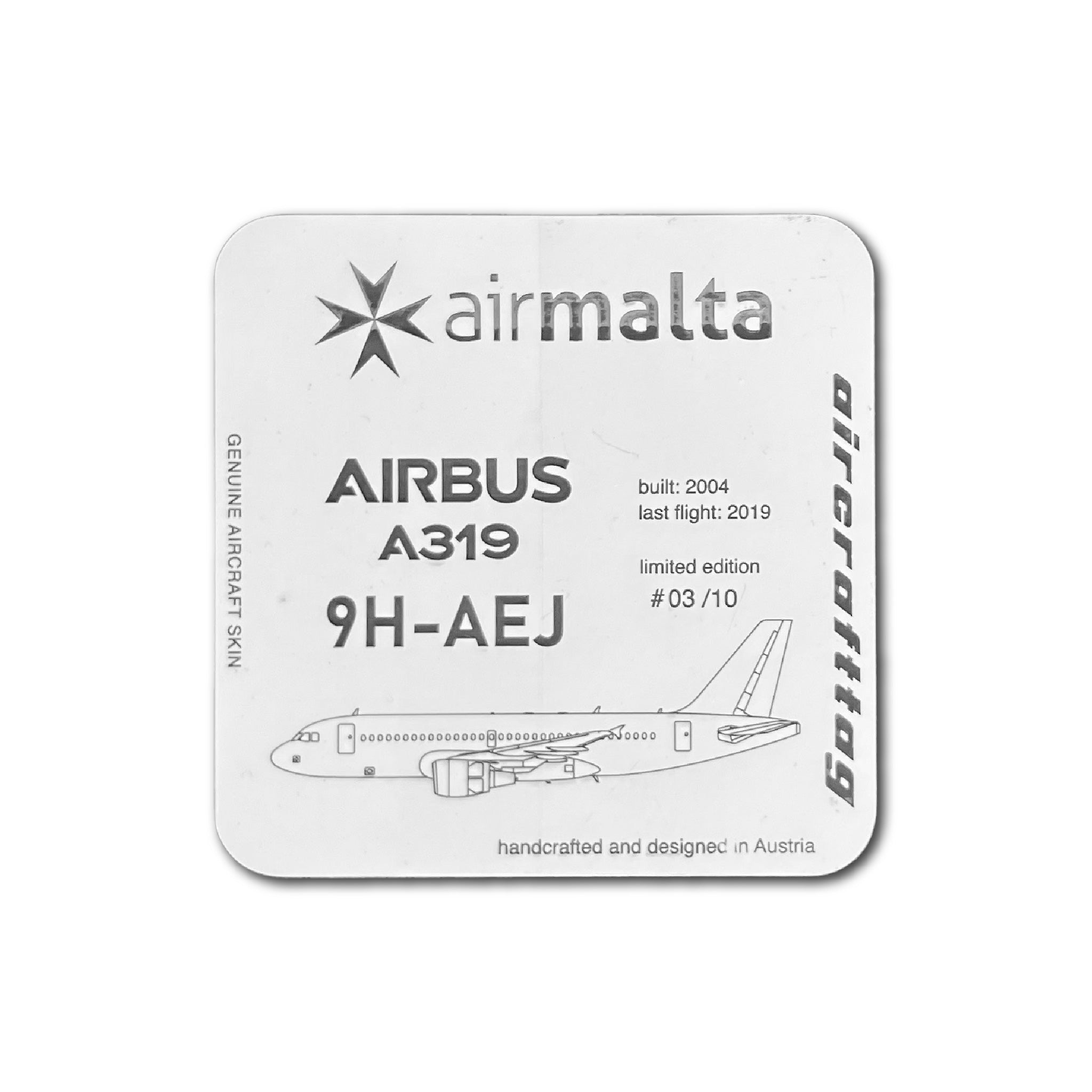 Coaster Airbus A319 - Air Malta - 9H-AEJ – Aircrafttag